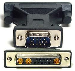 HD15 Male to 13W3 Female Video adapter