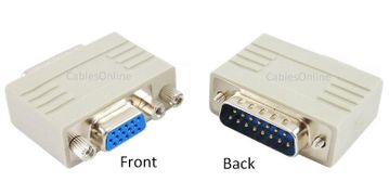 HD15 VGA Female to DB15 MAC Male Adapter