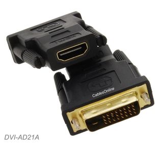 HDMI Female to DVI-D Dual-Link Male Display Video Adapter