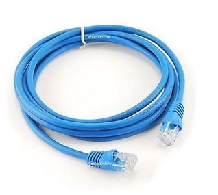 Molded Cat5e 350MHz Ethernet Blue RJ45 Network Cable