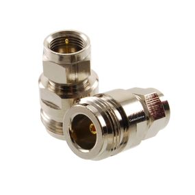 N-Type Female to F-Type Male Antenna RF Adapter