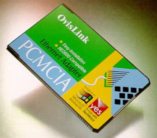 PCMCIA OVISLINK 10Mbps Network Adapter