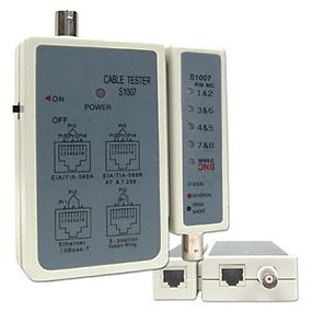 Remote RJ45/BNC Network Cable Tester, ST-45