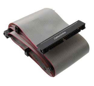 30" IDC50 (2x25) 50-Pin Male to 4x IDC50 (2x25) 50-Pin Female Ribbon Cable