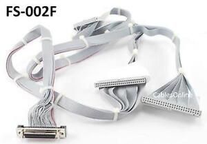 57" SCSI 50-Pin IDC50 2-Drive Cable w/ External HPDB50 Female Connector