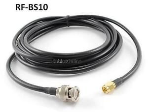 10ft BNC Male Plug to SMA Male RG58C/U RF Coaxial Cable