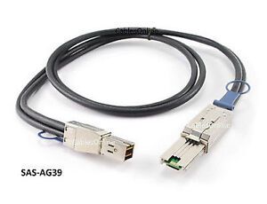 3ft Mini-SAS 26-Pin SFF-8088 to Mini-SAS 36-Pin SFF-8644 External Cable