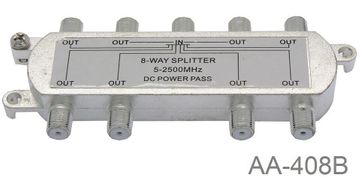 8-Way 2.5GHz high frequency F-Type Satellite SWM Splitter