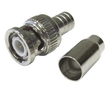RG59 BNC Crimp-On 2 piece set Connector,