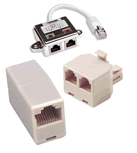 RJ11/RJ12/RJ45 Couplers & Splitters