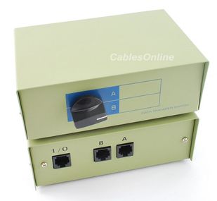 RJ45 Ethernet AB Manual Switch Box
