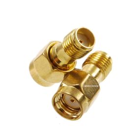 RP-SMA Reverse Polarity Male to SMA Female Gold Adapter
