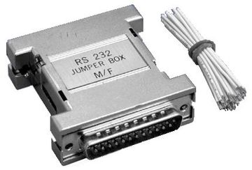 RS232 DB25 Male/Female Jumper Box