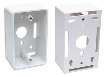 Surface Mount Back-Box for Face Plate, Single Gang, 1.89 Inches Deep