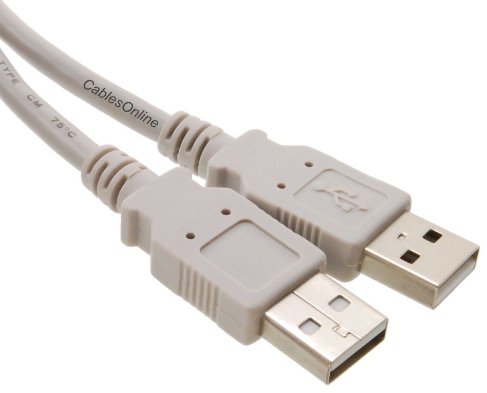 USB 2.0 A to A Type Cables