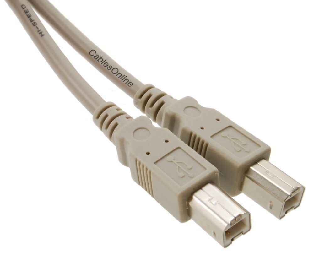 USB 2.0 B to B Type Cables