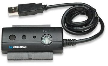 USB 2.0 to IDE 40/44 Pin Adapter with Power Supply