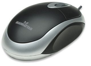 USB 3-Button Optical Mini Mouse - Manhattan 176927