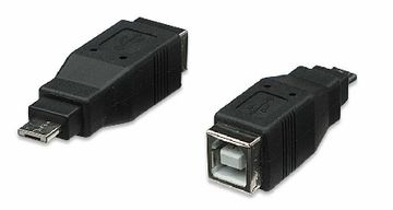 USB B Female to USB Micro-A Male Adapter