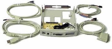 USB, Firewire, Audio, Game Port, Temperature Monitoring Front Panel