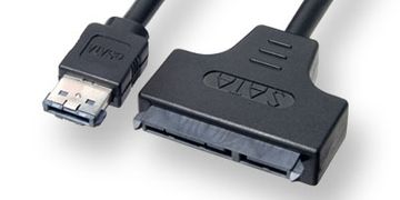 USB Shared ESATA Cable for 2.5" SATA Laptop Hard Drive