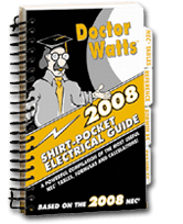 2008 Dr. Watts Shirt Pocket Electrical Guide