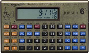 Jobber 6 Advanced Trigonometric Construction Calculator w/ 0-15 Keys
