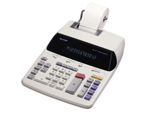 Sharp EL-2192RII 12 Digit 3.0 LPS Desktop AC-Powered Printing Calculator