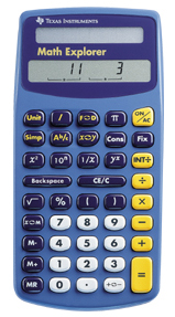 Texas Instruments TI-12 Math Explorer Solar Calculator (Used)