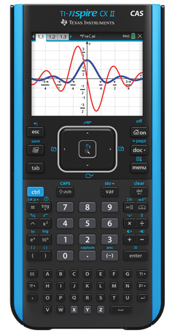 Texas Instruments TI-Nspire CX II CAS Handheld Color Graphing ...