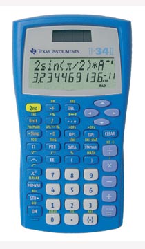 Texas Instruments Used TI-34II Explorer Plus Scientific Calculator