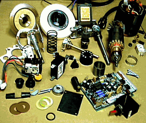 Servo Power Feed Replacement Parts Types, 140,150,200