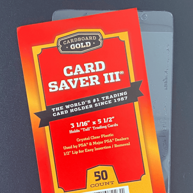 Card Saver III - Protects Tall Trading & Sports Cards | Cardboard Gold