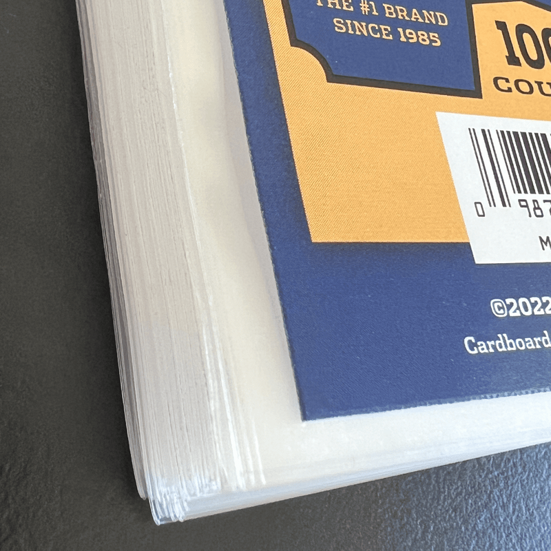 Notched Card Sleeves for Thick Trading Cards | Cardboard Gold