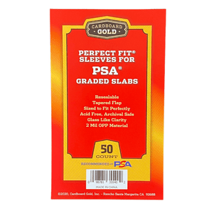 Perfect Fit Sleeves for PSA Graded Slabs | Cardboard Gold
