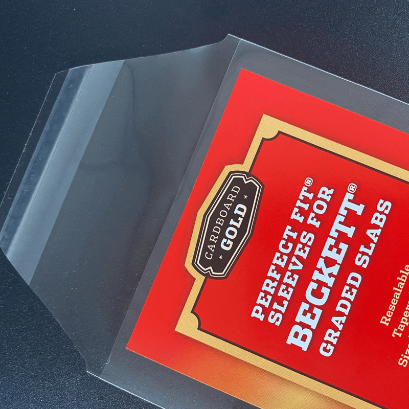 Perfect Fit Sleeves for Top-Load 3x4 20-60 Point | Cardboard Gold