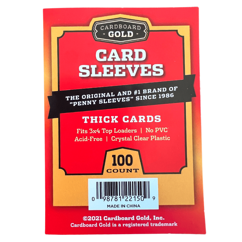 Thick Card Soft Card Sleeves for Thicker Trading Cards
