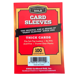 Soft Card Sleeves | Cardboard Gold