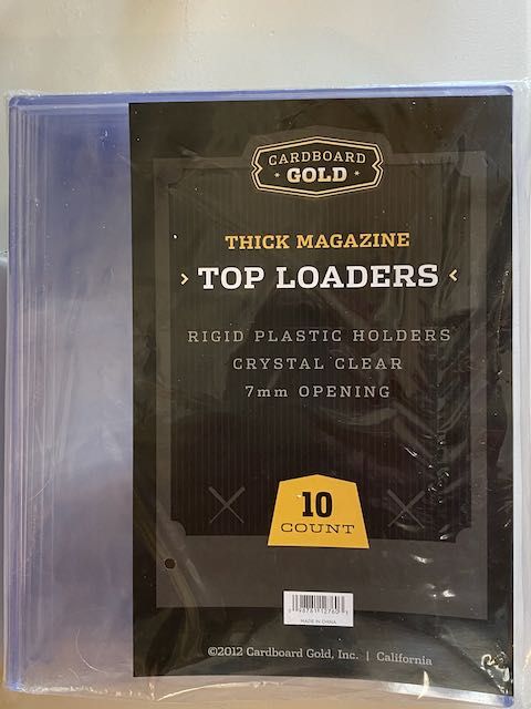 Top-Load Thick Magazine - 7mm Opening (Case/50) | Cardboard Gold