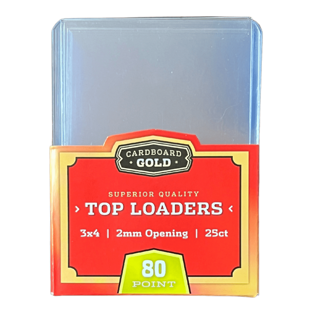 Top-Loader 3x4 for Trading Cards 2mm - 80 Point | Cardboard Gold