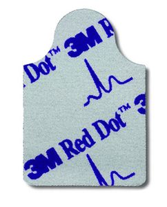 3M Red Dot EKG Tab Electrode 2360 | cardiologyshop.com