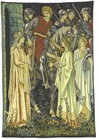 Arthurian Medieval Tapestry The Quest For The Holy Grail - Knight ...