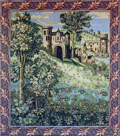 Castello Castle Tapestry Wall Hanging, H62