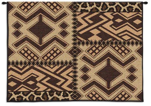 Kuba Patterns Ethnic Tapestry Wall Hanging - South American Motif, H53 ...