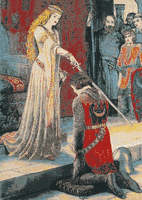 The Accolade II Traditional Art Tapestry Wallhanging Reproduction, H27 ...
