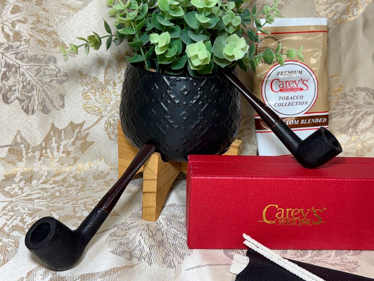 Carey Magic Inch Black Rustic Featherlight Pipe