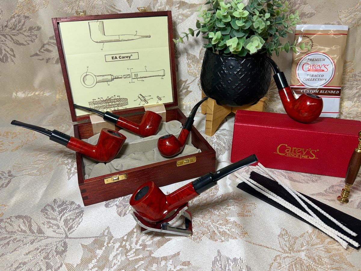 Carey Magic Inch Smooth Burnt Orange Pipe