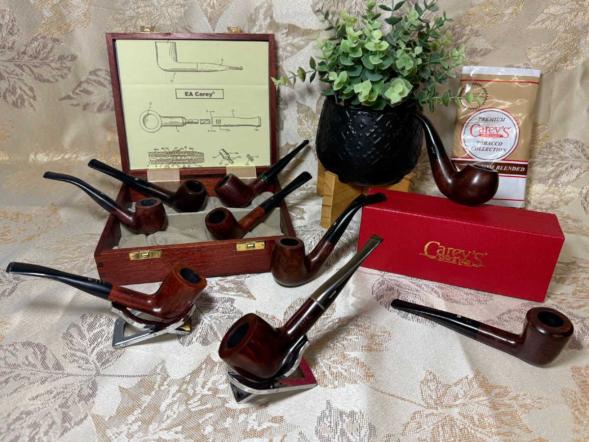 Carey Magic Inch Smooth Dark Brown Pipe