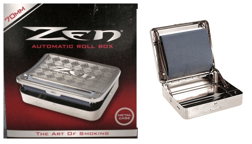 Zen 70mm Deluxe Steel Cigarette Roller Rollbox