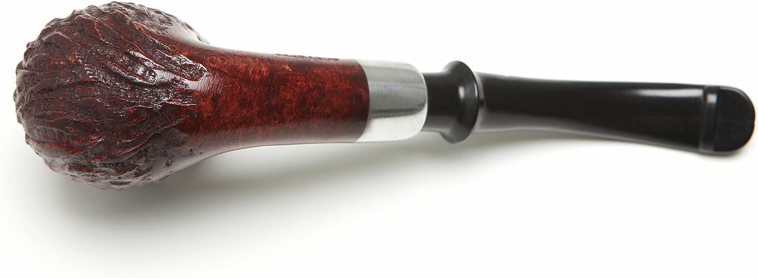 Dr Grabow Full Bent Textured Omega Rustic Tobacco Pipe